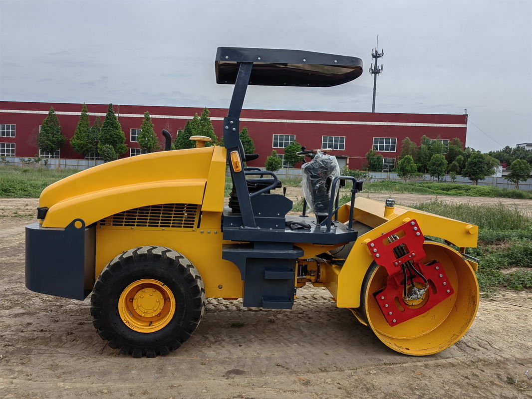 Single Steel Wheel Vibratory Roller 4 Tons 4.5tons 5tons Road ...
