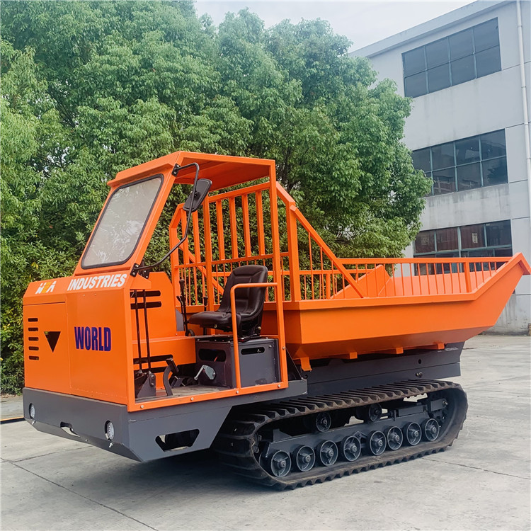 Multi Purpose Crawler Mini Dumper Smooth Transmission For Palm Oil ...