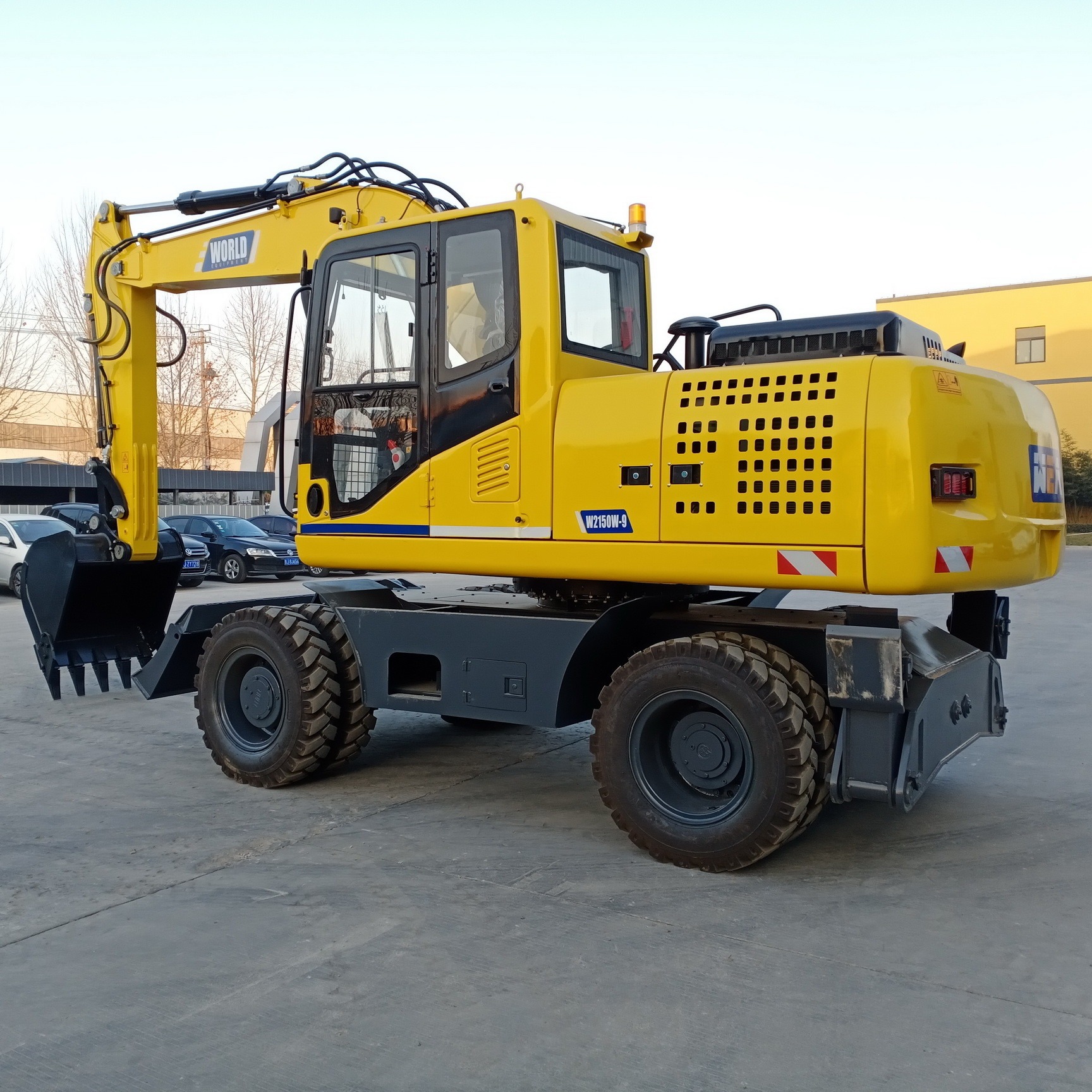 Durability Wheeled Mini Excavator 85kw Hydraulic Wheel Excavator
