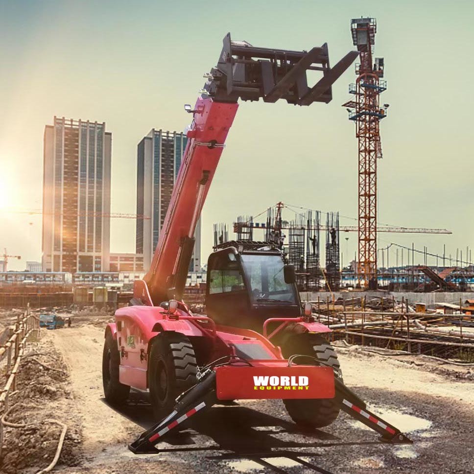 Dual Pump Telescopic Handler Forklift