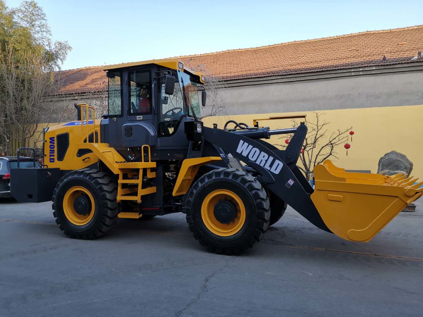 Wheel Horse Front End Loader Xcmg Compact Tractor 3 Tons Bucket 1.8cbm