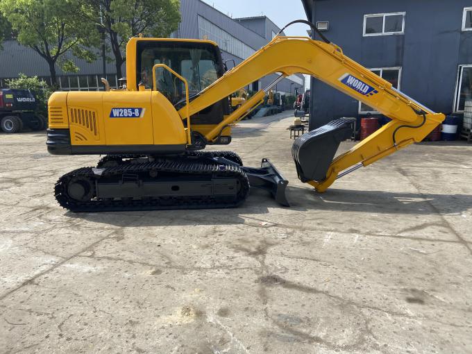 Yellow Mini Crawler Excavator Hydraulic Compact Excavator With Yanmar ...